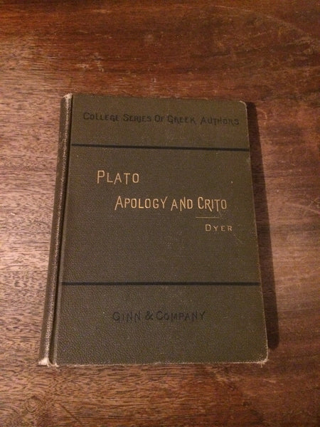 Plato's Apology of Socrates and Crito [Greek Text] – The Paideia ...