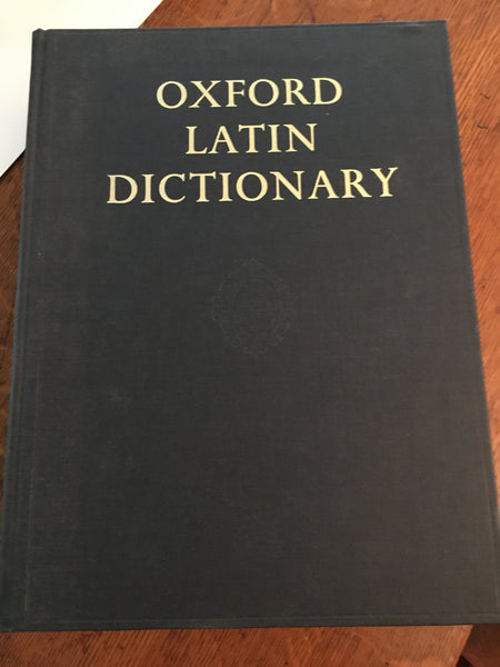 Oxford Latin Dictionary – The Paideia Institute Store