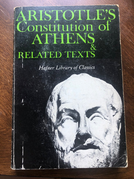 Aristotle's Constitution of Athens and Related Texts – The Paideia ...
