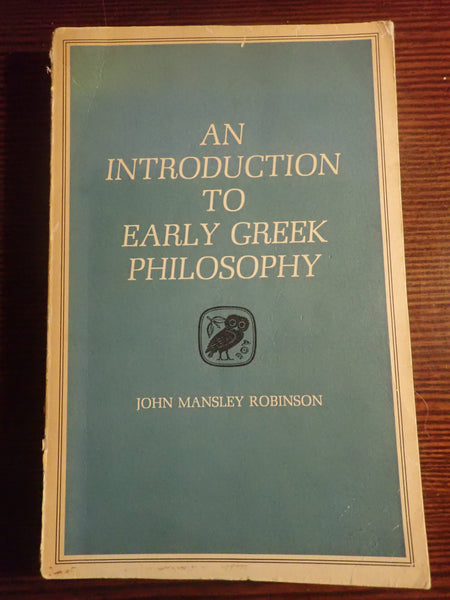An Introduction to Early Greek Philosophy – The Paideia Institute Store
