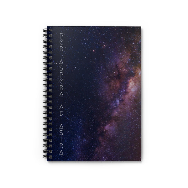 Per Aspera Ad Astra Spiral Notebook - Ruled Line – The Paideia ...